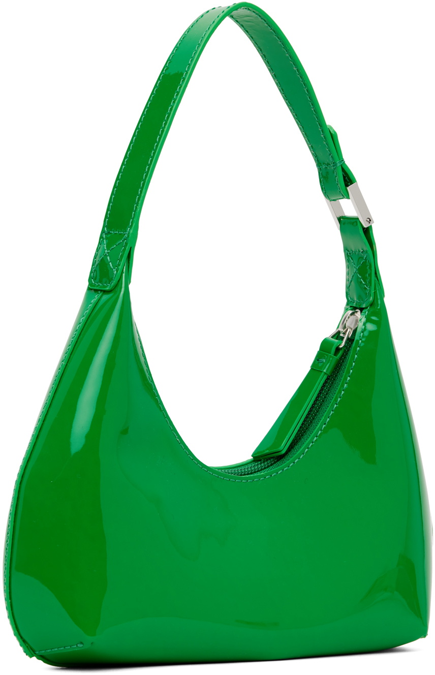 BY FAR Green Baby Amber Shoulder Bag By Far