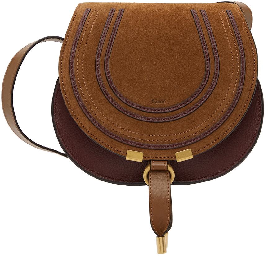 Chloé Brown Small Marcie Shoulder Bag Chloe