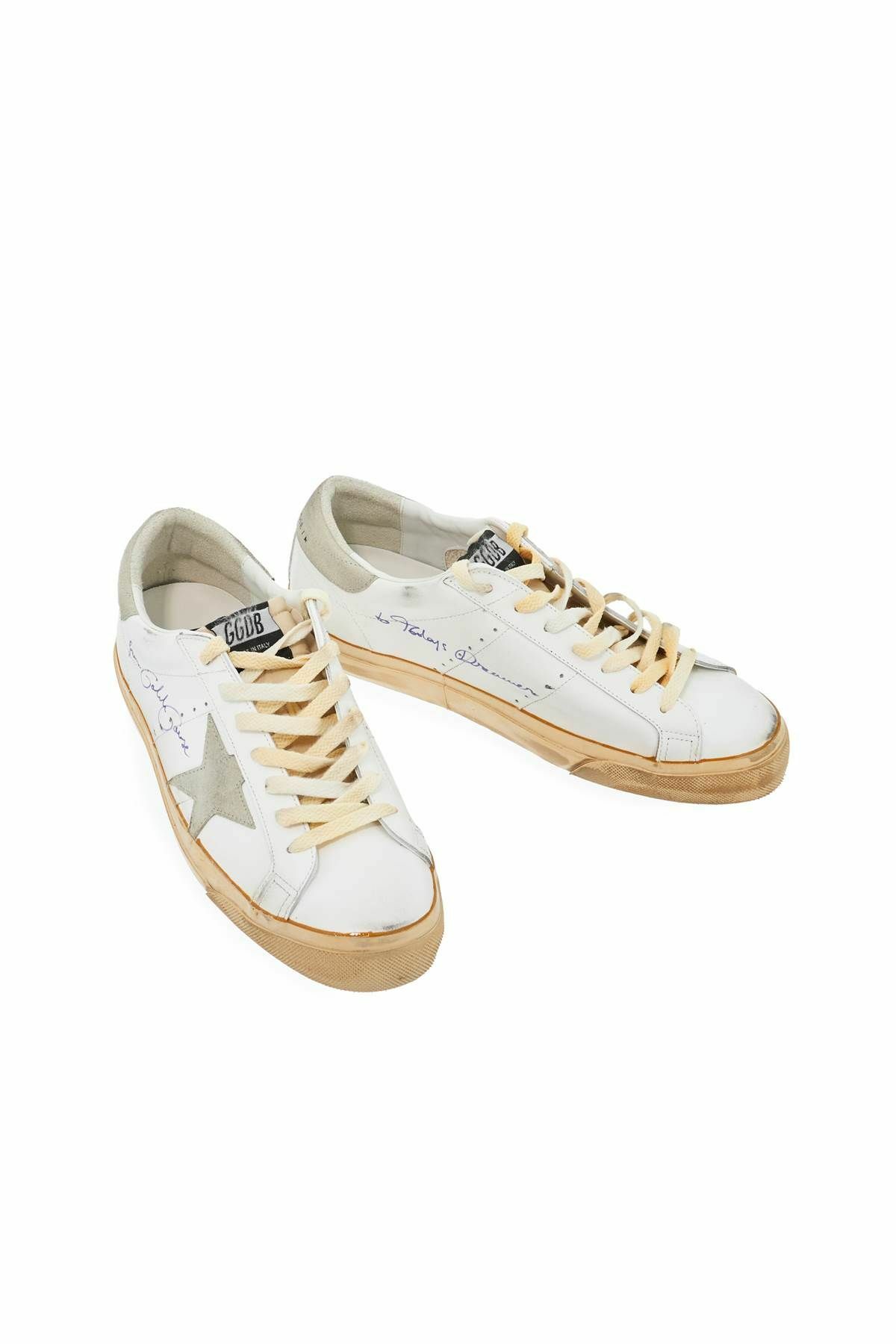 GOLDEN GOOSE high foxing vce sole super star sne White Golden Goose ...
