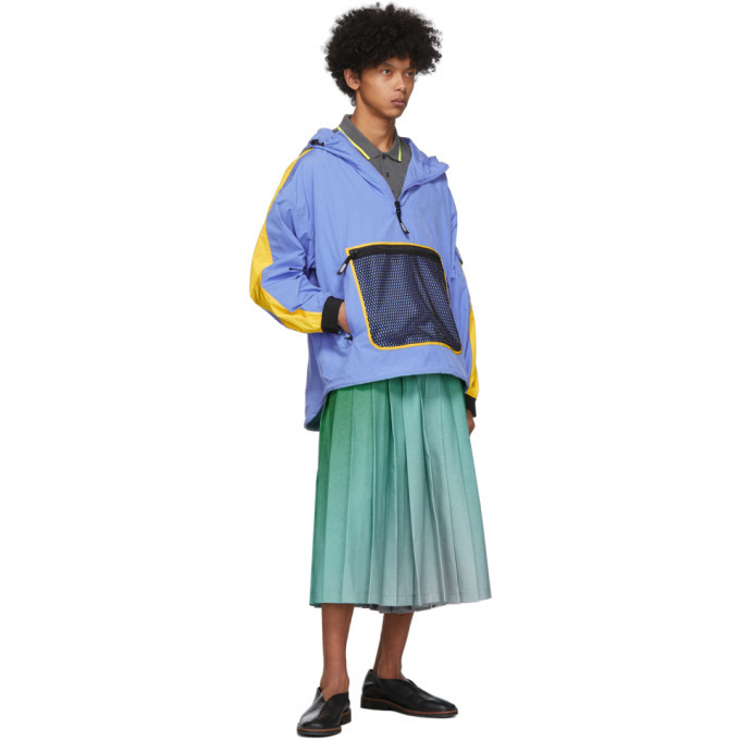 Kenzo Purple Colorblock Windbreaker Jacket Kenzo