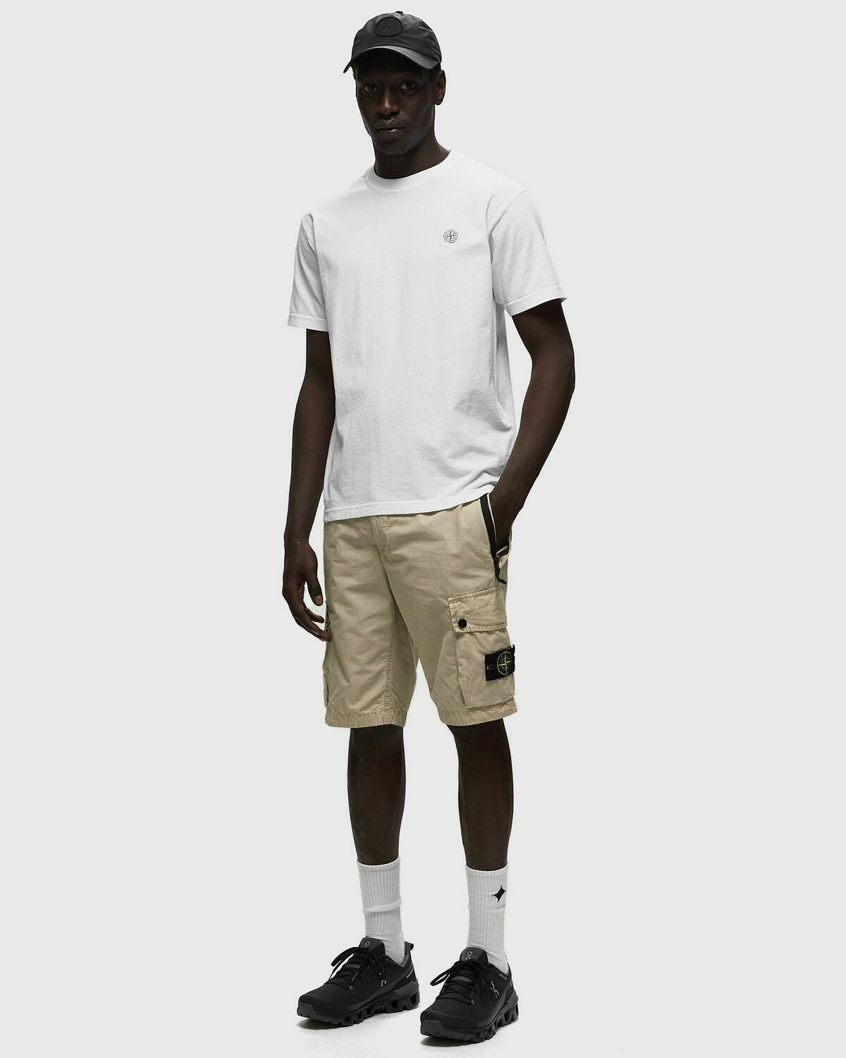 Stone Island Bermuda Shorts Beige Cargo Shorts Stone Island
