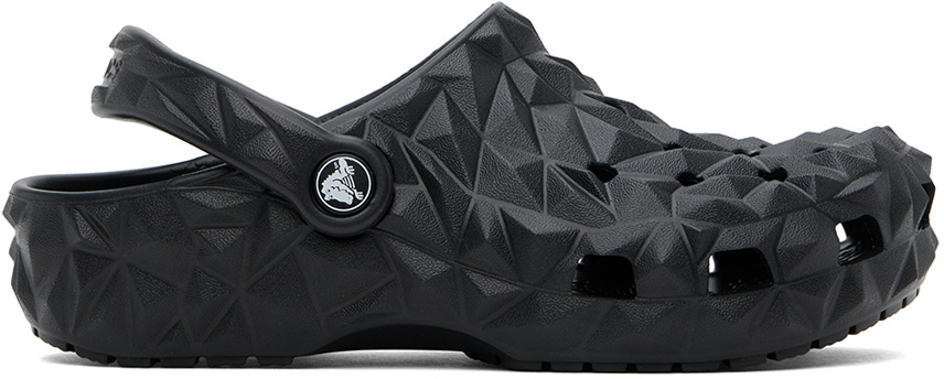 Crocs Black Classic Geometric Clogs Crocs
