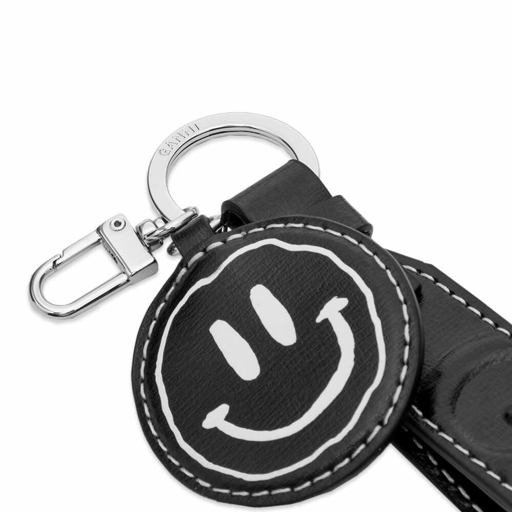 GANNI Women's Banner Handle Keychain in Black GANNI