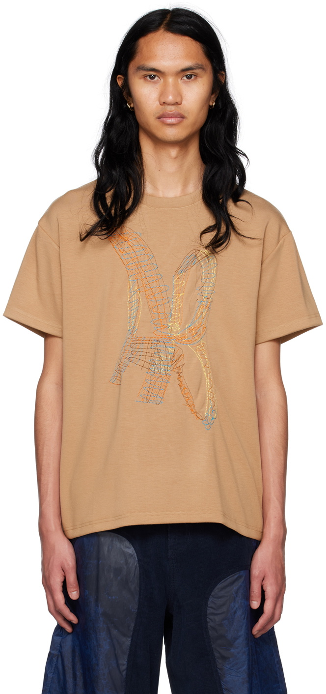 Andersson Bell Beige Essential T-Shirt Andersson Bell