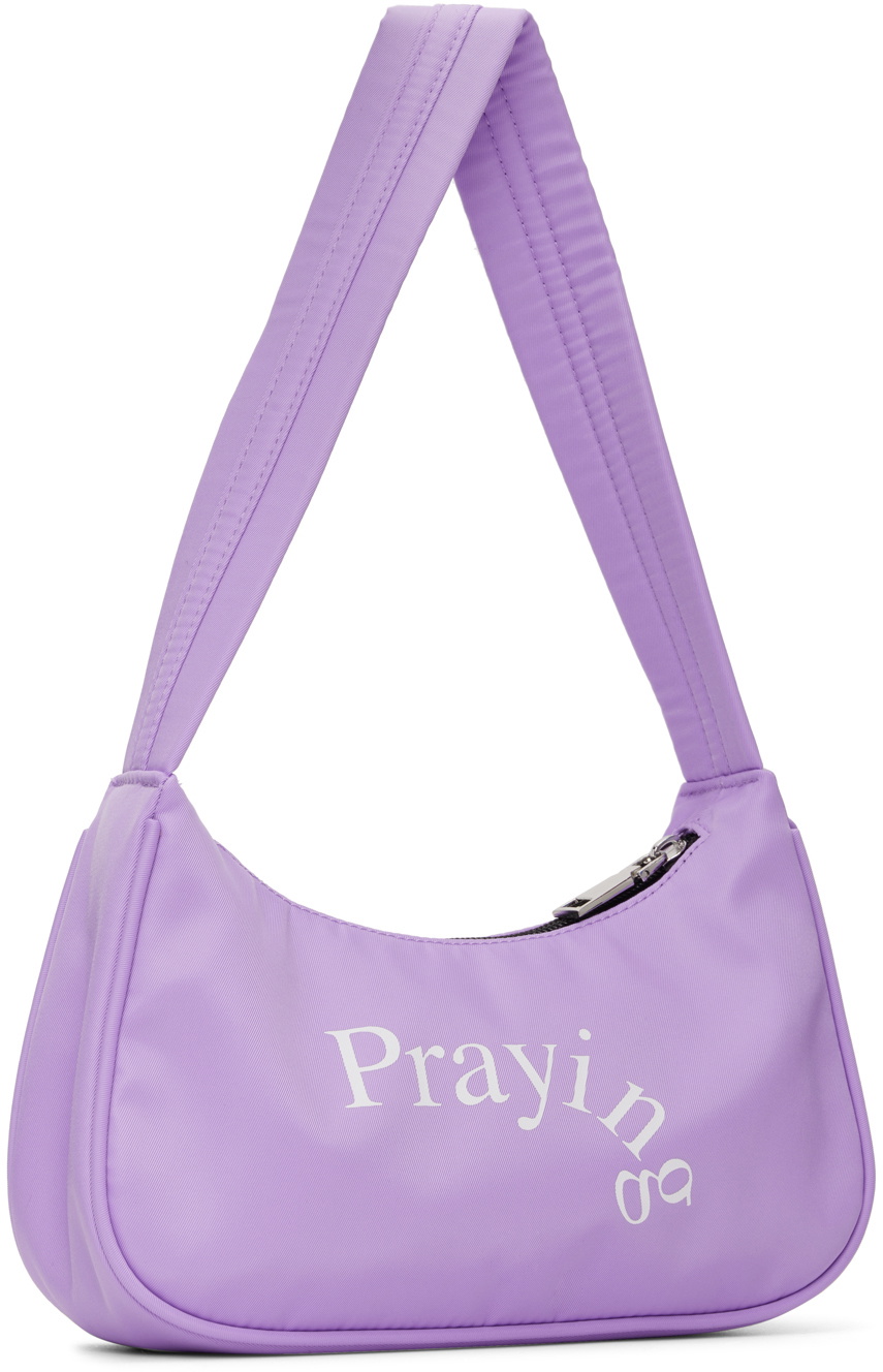 Praying SSENSE Exclusive Purple Statues Bag Praying