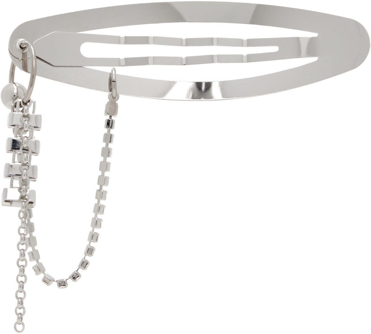 Justine Clenquet Silver Chloë Hair Clip Justine Clenquet