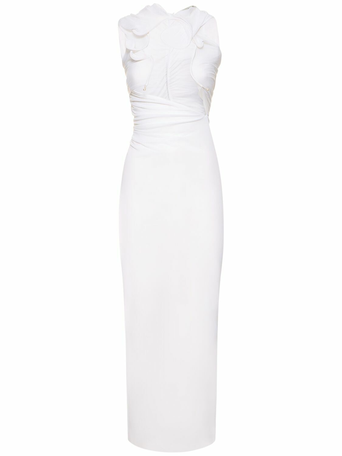 CHRISTOPHER ESBER Venus Cut Out Jersey Midi Dress Christopher Esber