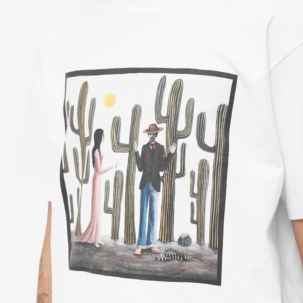 Endless Joy Men's Bang Bang Print T-Shirt in White Endless Joy