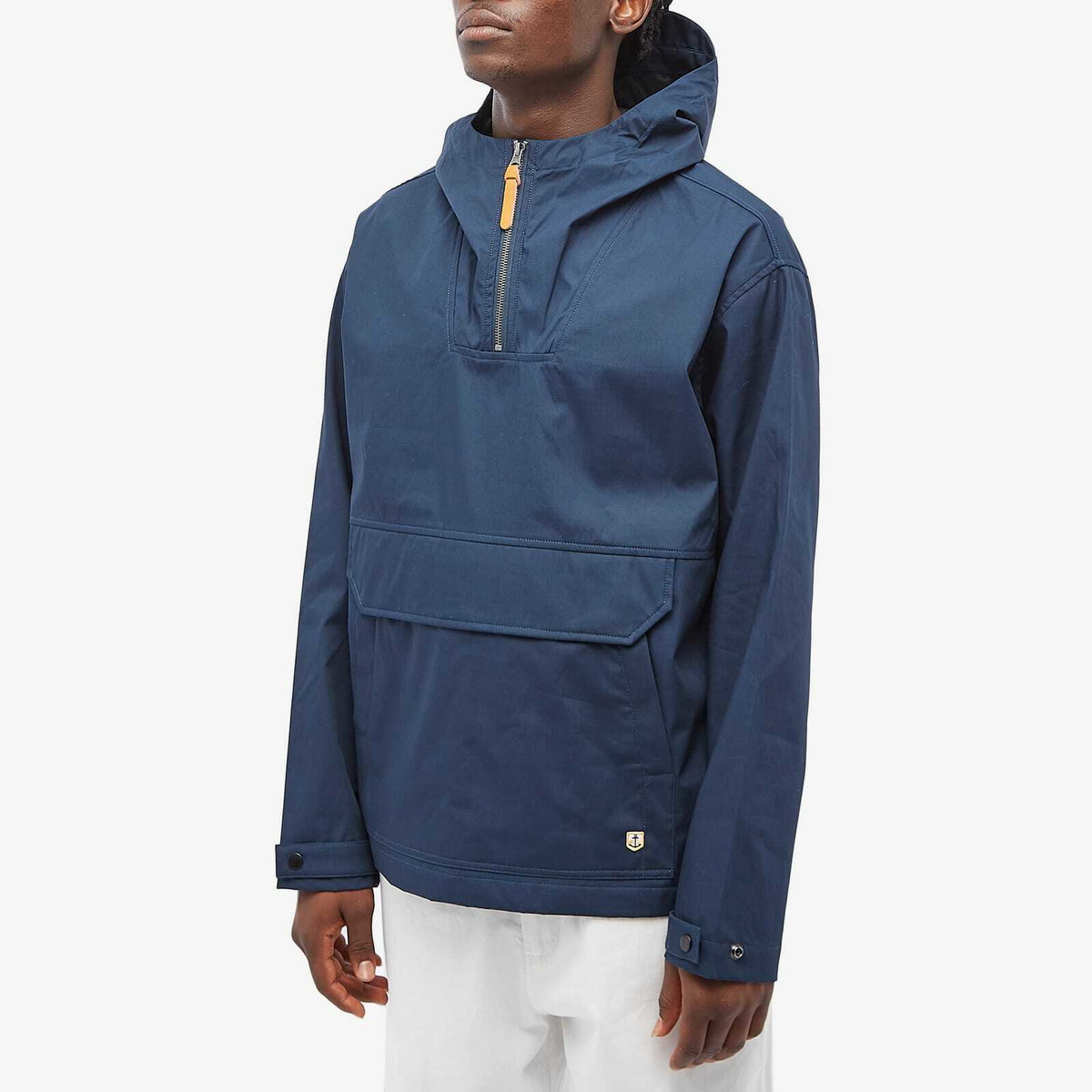 Armor-Lux Men's Half Zip Smock in Marine Deep Armor Lux