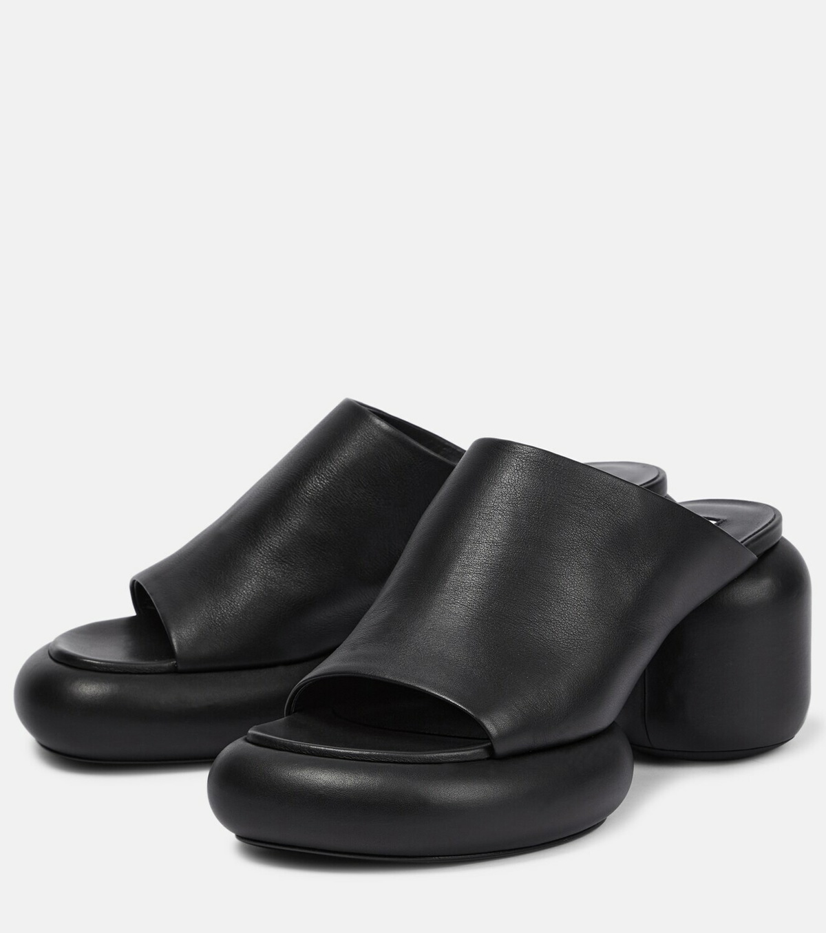 Jil Sander - Leather platform sandals Jil Sander