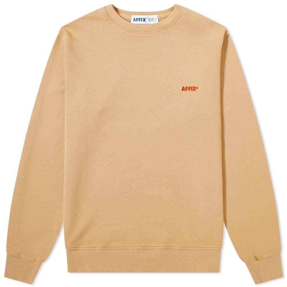 AFFIX Basic Embroidered Crew Sweat Affix