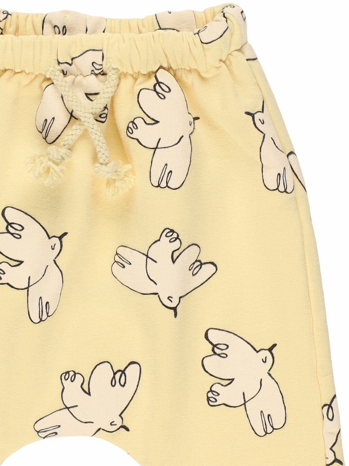 BOBO CHOSES Bird Print Organic Cotton Blend Pants Bobo Choses