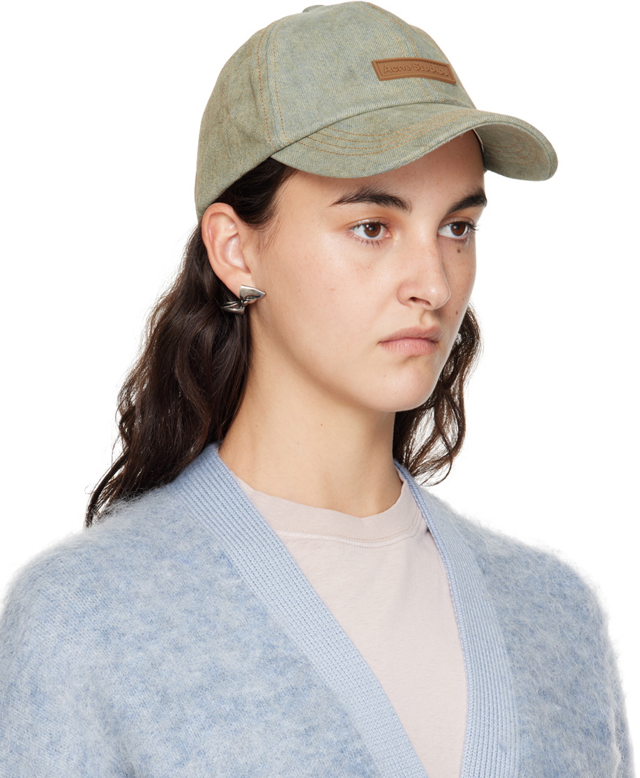 Acne Studios Blue Patch Cap Acne Studios