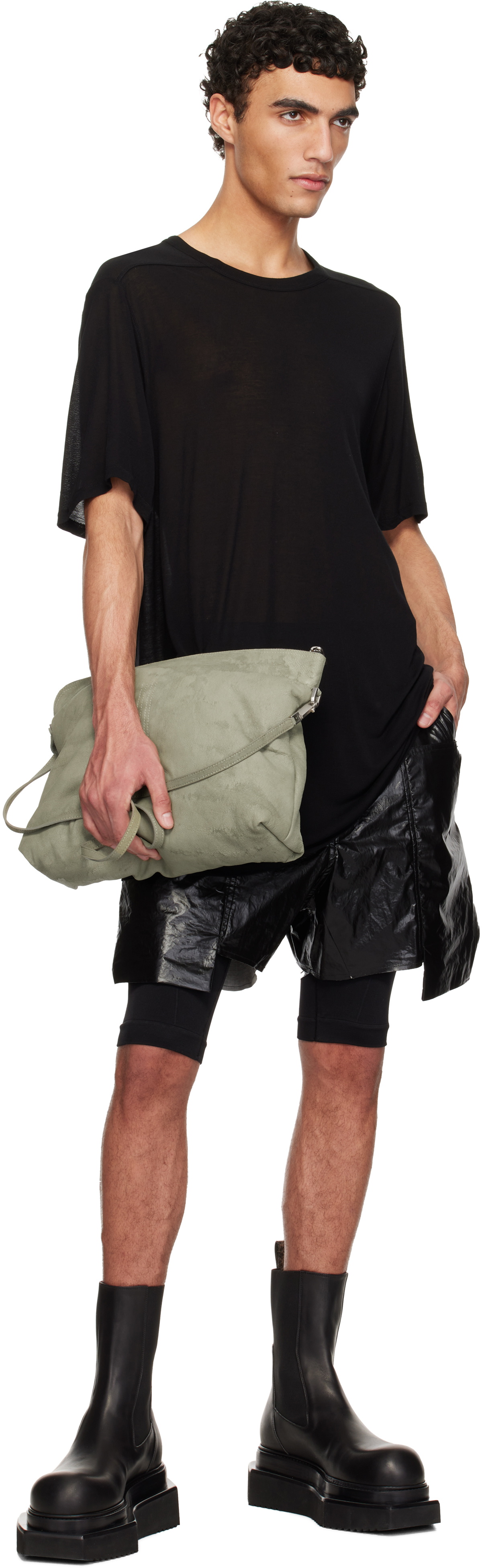 Rick Owens Green Hollywood Big Adri Bag Rick Owens