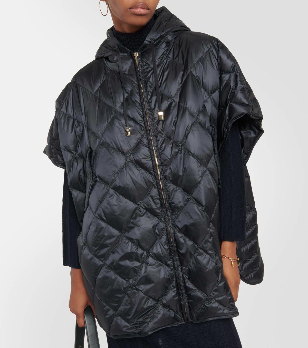 Max Mara The Cube Treman quilted puffer cape Max Mara