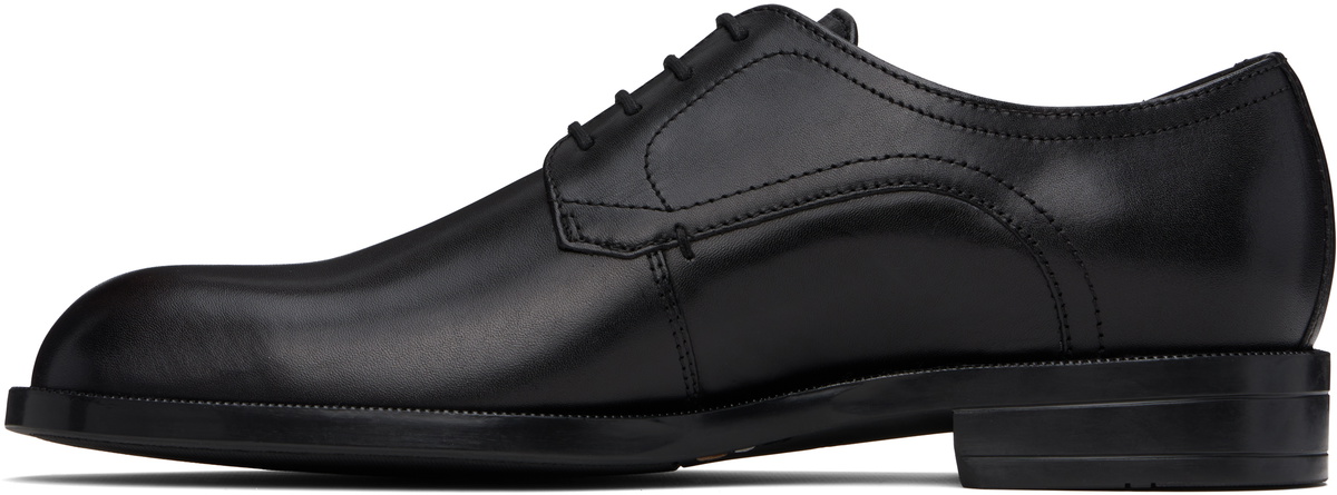 BOSS Black Leather Double Stitching Derbys BOSS