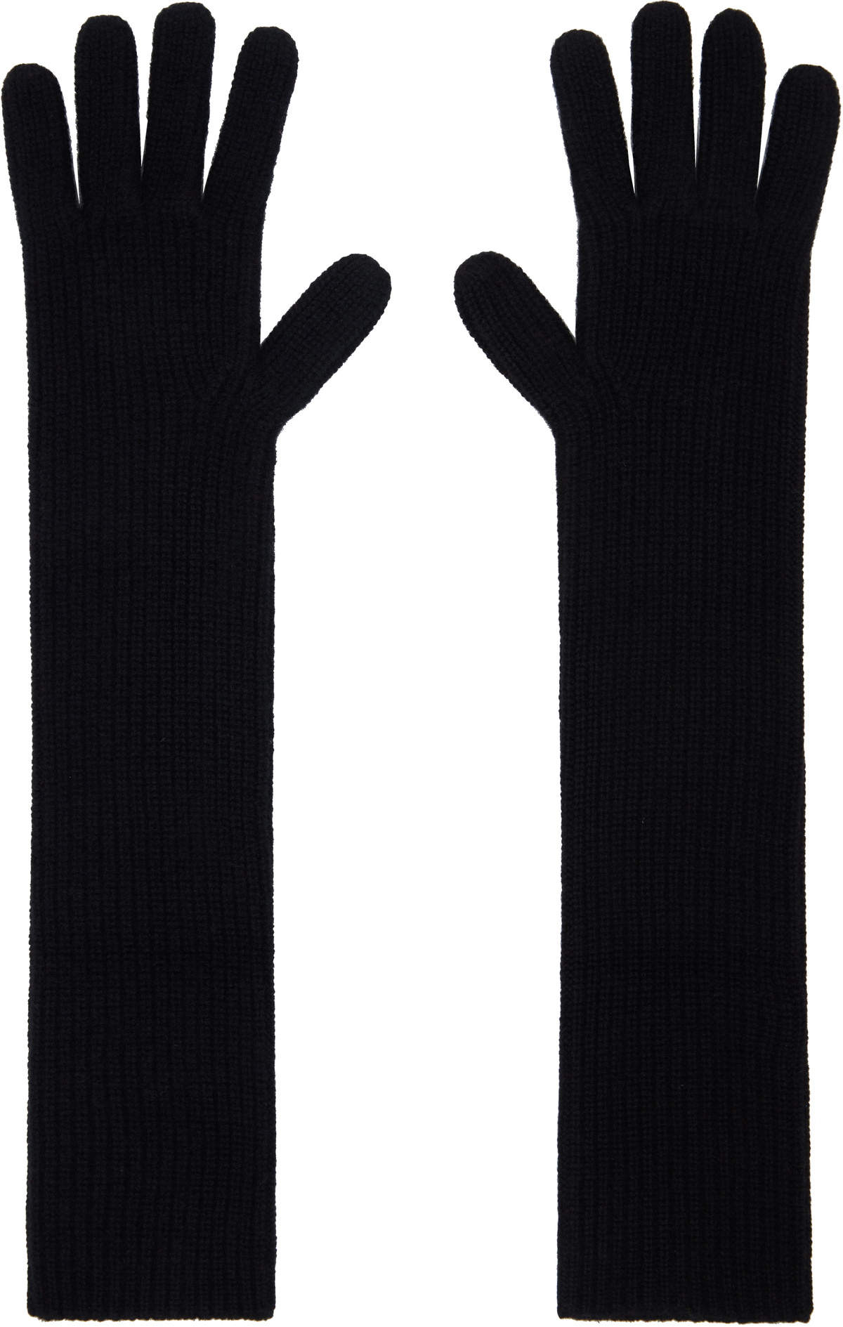 Loulou Studio Black Milos Cashmere Gloves Loulou Studio