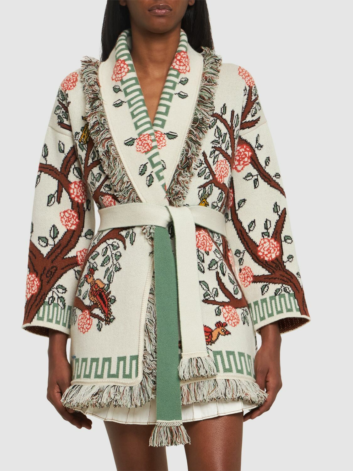 ALANUI - Tree Of Life Knit Cashmere Cardigan Alanui