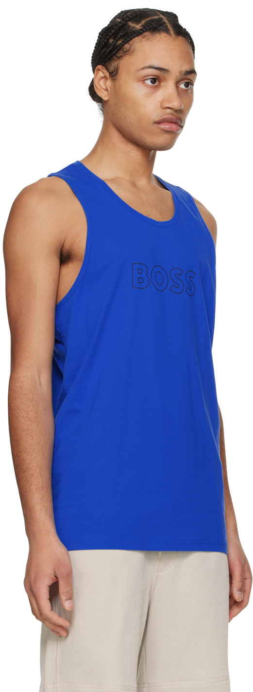 BOSS Blue Outline Tank Top BOSS