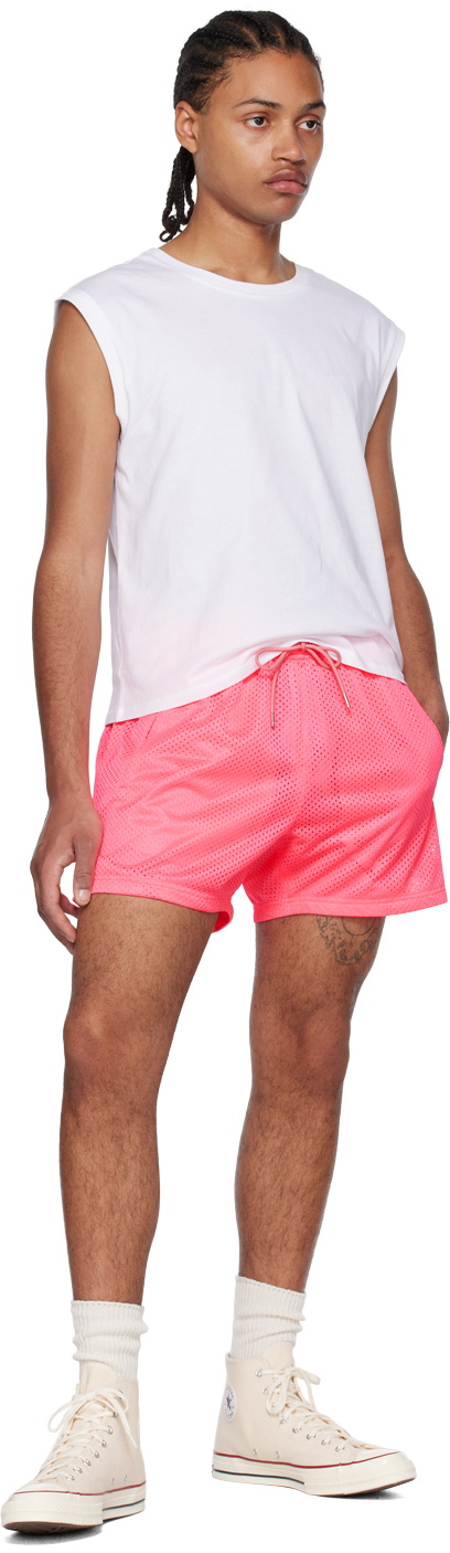 Second/Layer Pink Drawstring Shorts Second/Layer