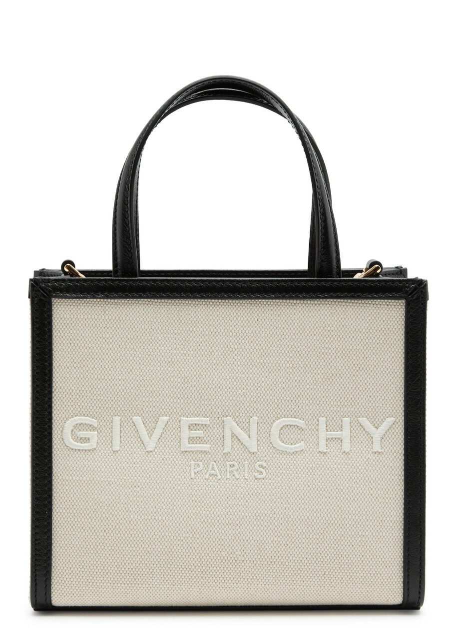 Givenchy G-Tote Mini Canvas Tote - Natural - One Size Givenchy