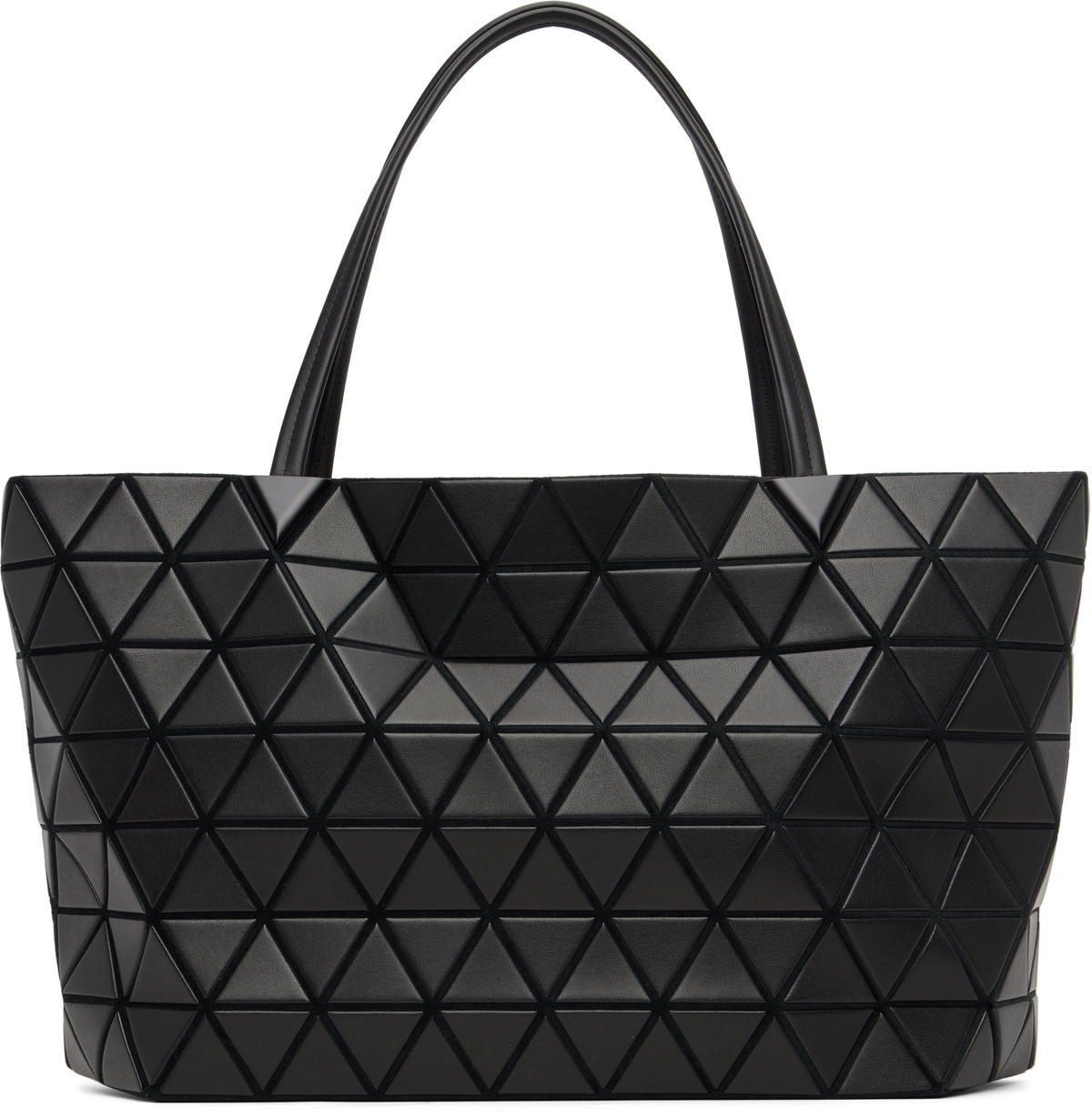 BAO BAO ISSEY MIYAKE Black Bateau Matte Tote Bao Bao Issey Miyake