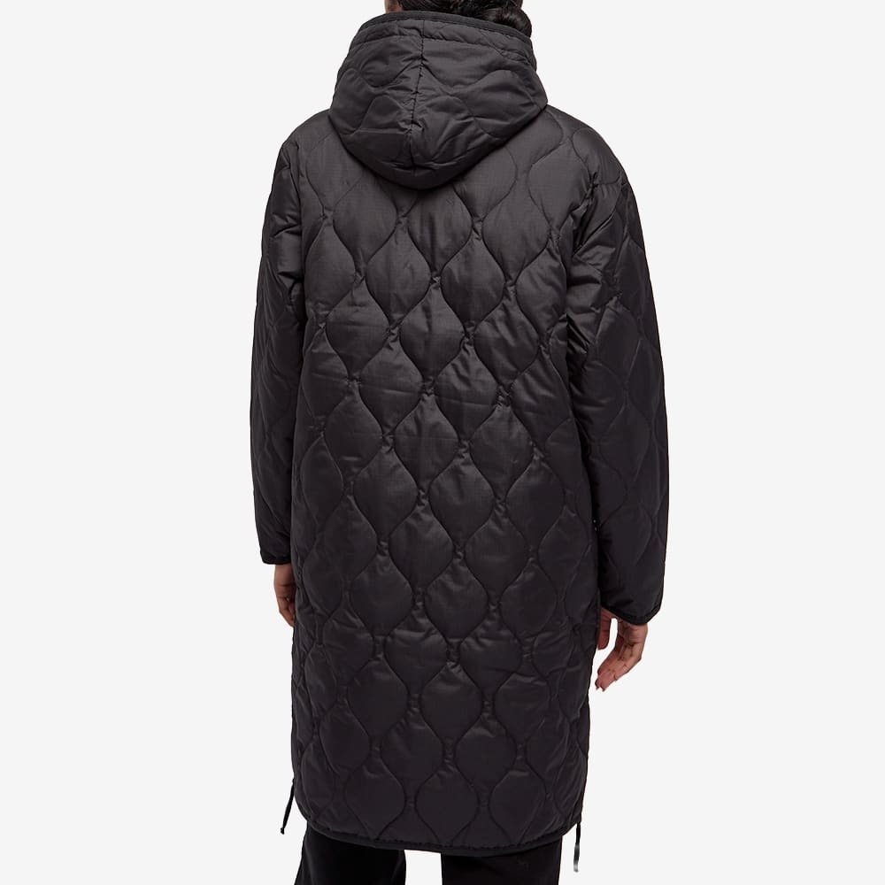 Taion Women's Hood Down Coat in Black Taion Extra