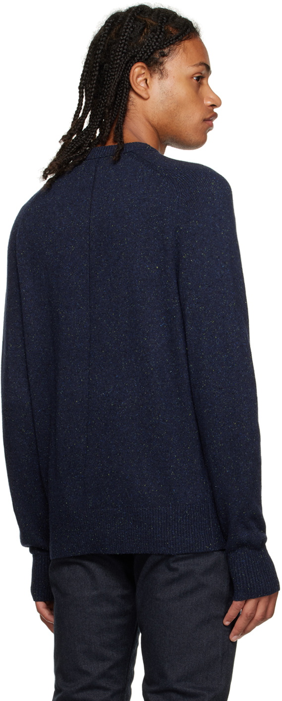 rag & bone Navy Donegal Sweater Rag and Bone
