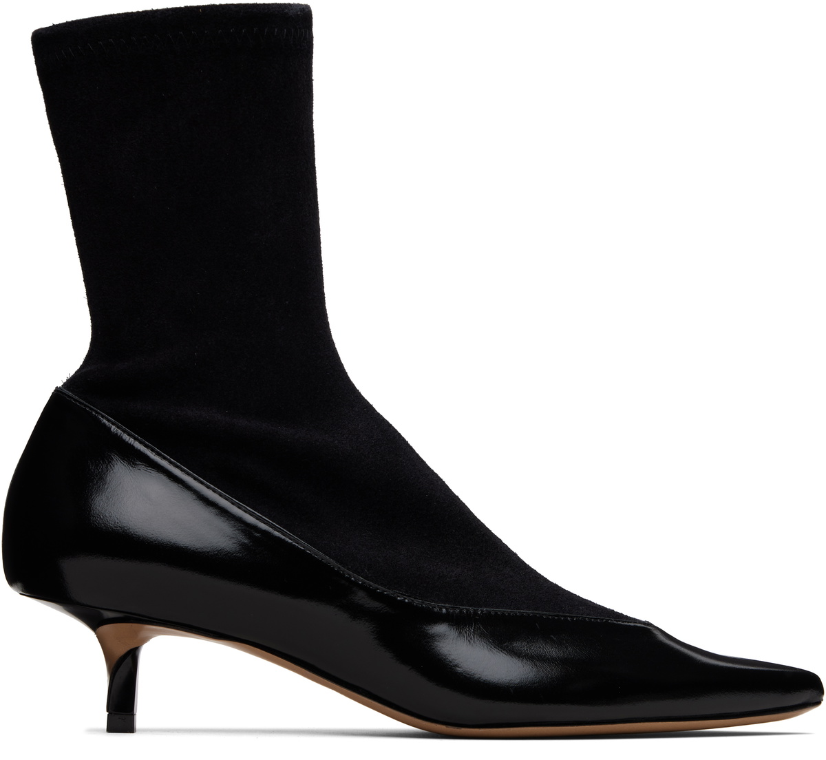 JACQUEMUS Black 'The Tourni pumped ankle' Boots Jacquemus