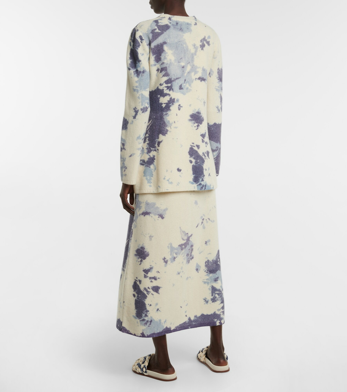 Chloe - Tie-dye cashmere minidress Chloe