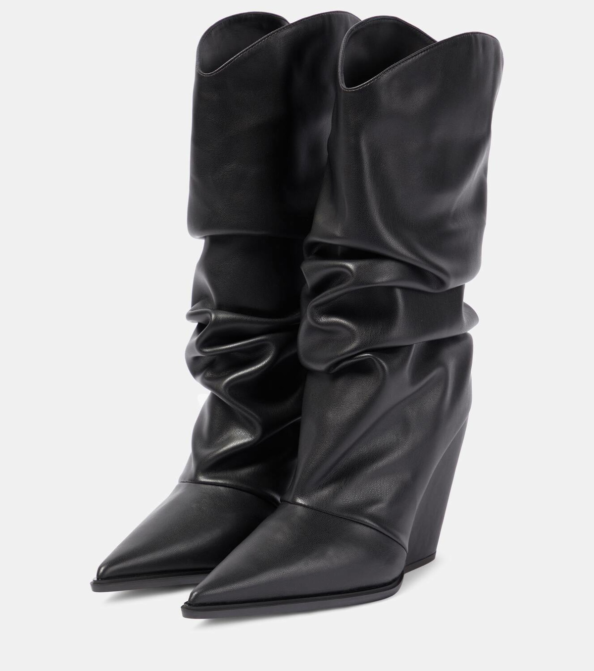 Alexandre Vauthier Faux leather knee-high boots Alexandre Vauthier