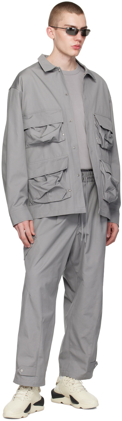 Y-3 Gray Workwear Cargo Pants Y-3