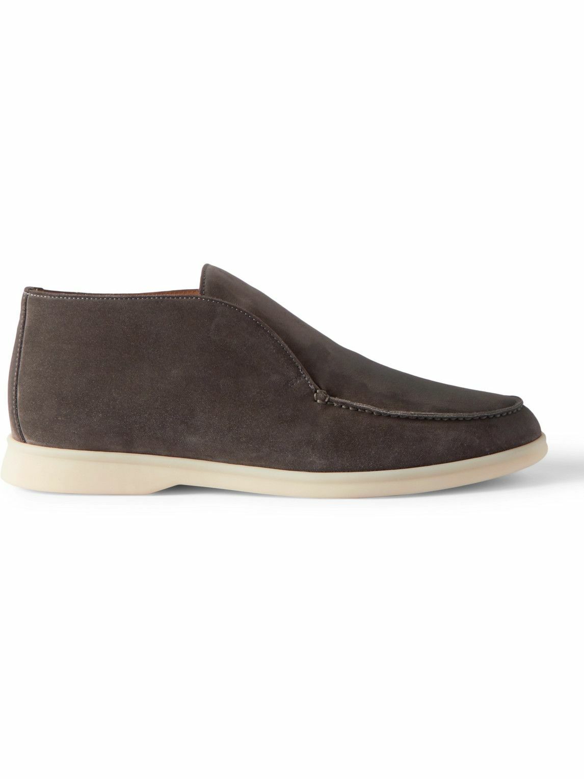 Loro Piana - Open Walk Suede Boots - Brown Loro Piana