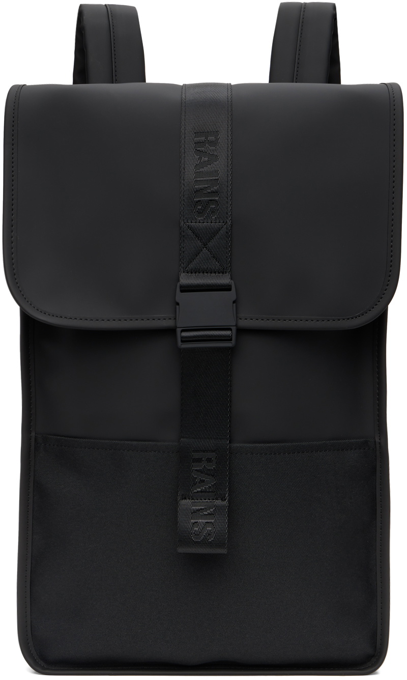 RAINS Black Trail Backpack Rains