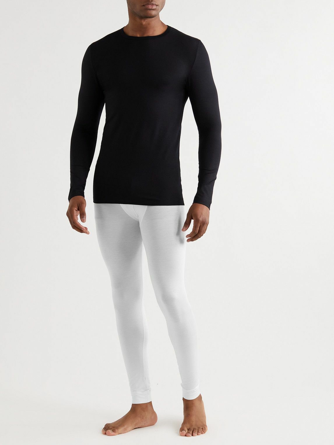 Zimmerli - Pureness Stretch-Micro Modal Long Johns - White Zimmerli