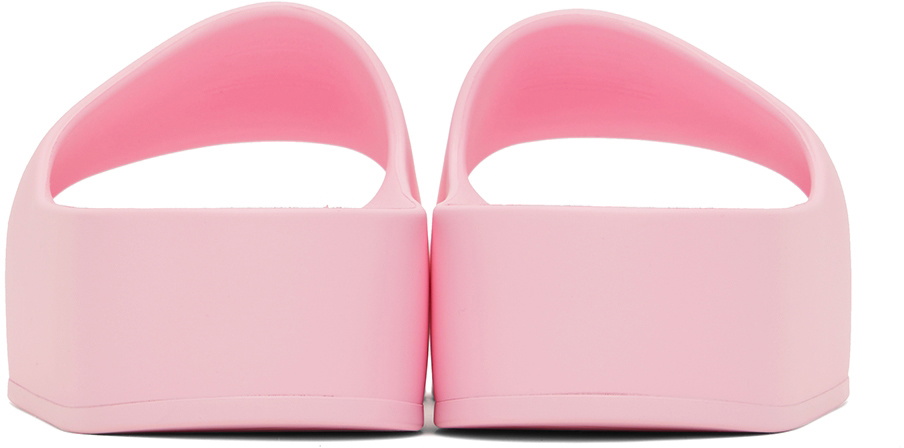 Balenciaga Pink Chunky Slides Balenciaga