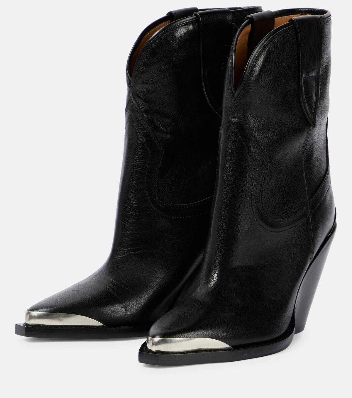 Isabel Marant - Leyane leather cowboy boots Isabel Marant