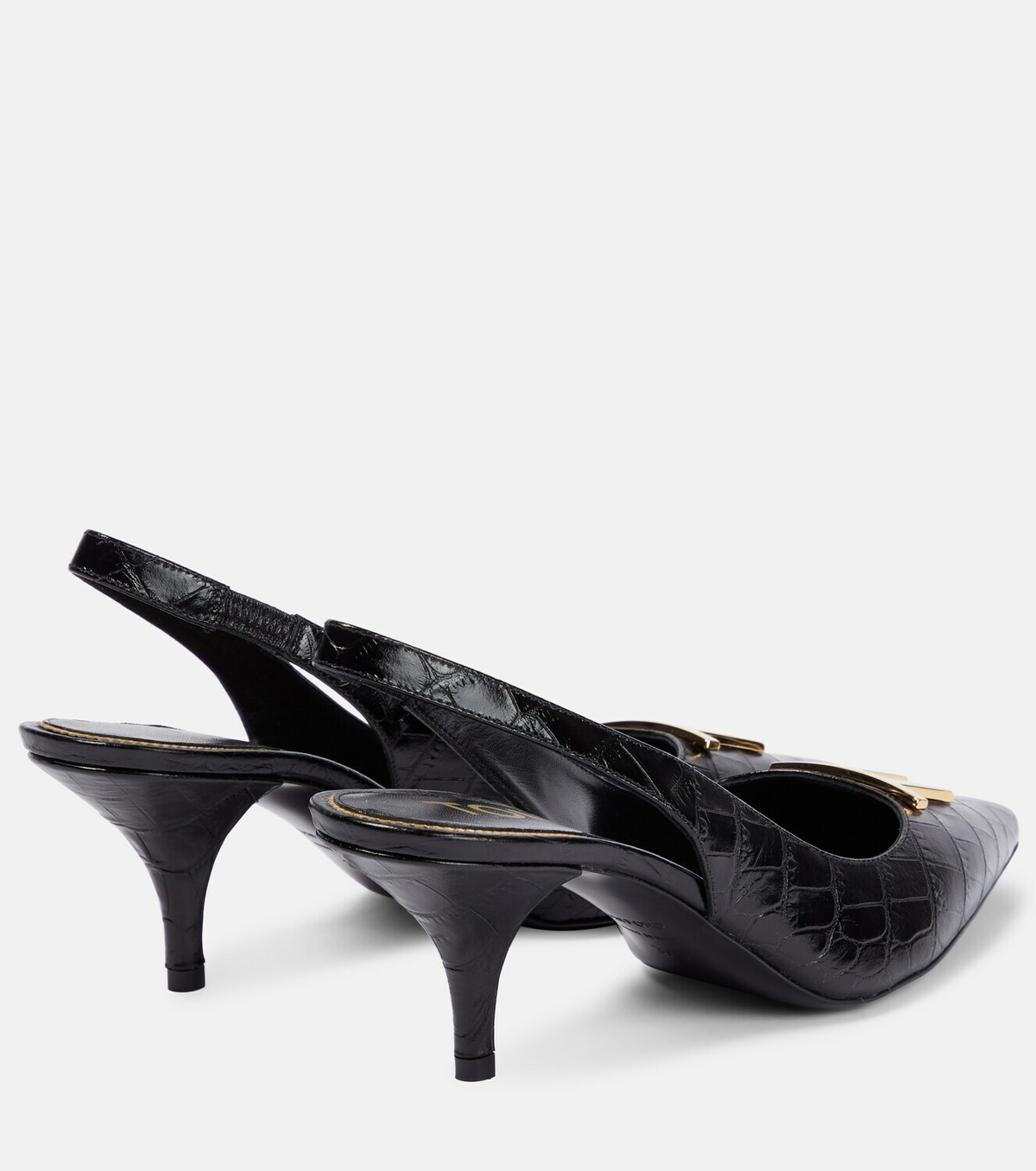 Tom Ford - TF croc-effect leather slingback pumps TOM FORD