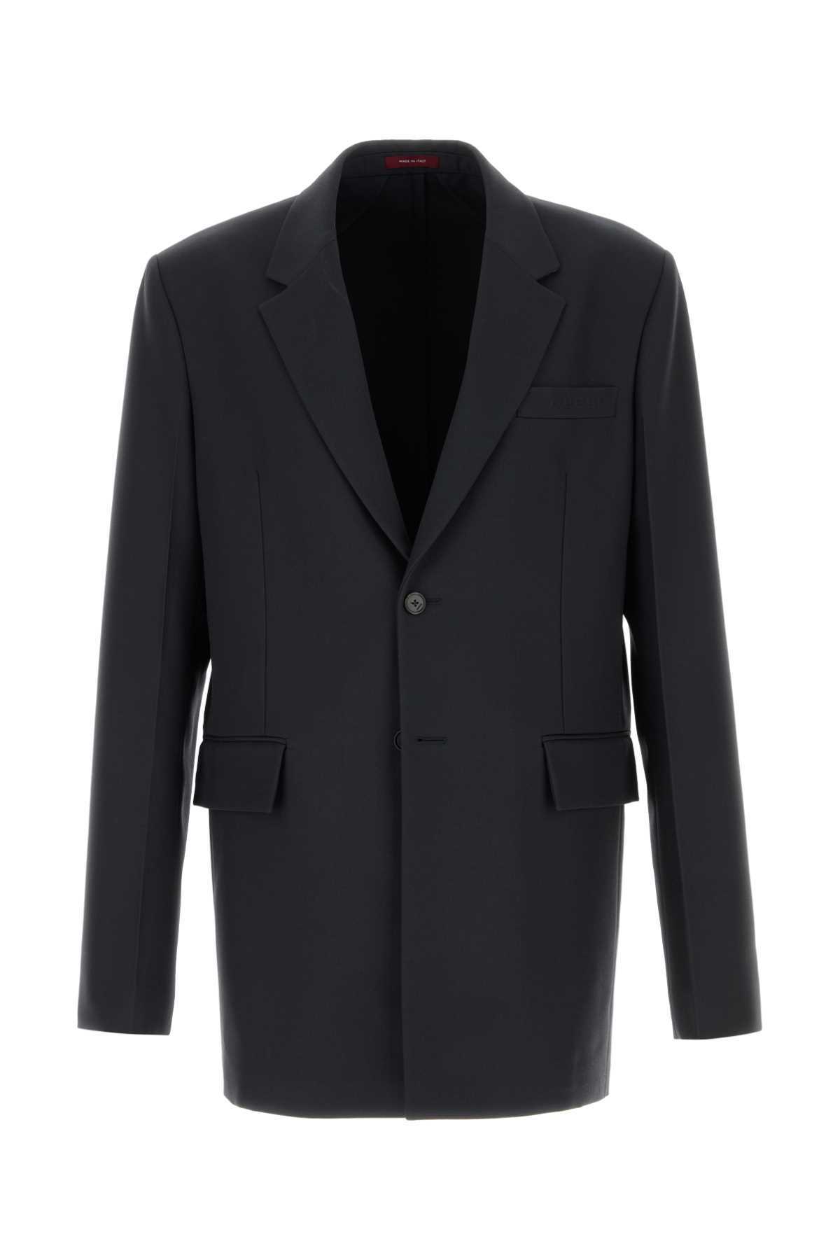 Gucci Graphite Twill Blazer Gucci
