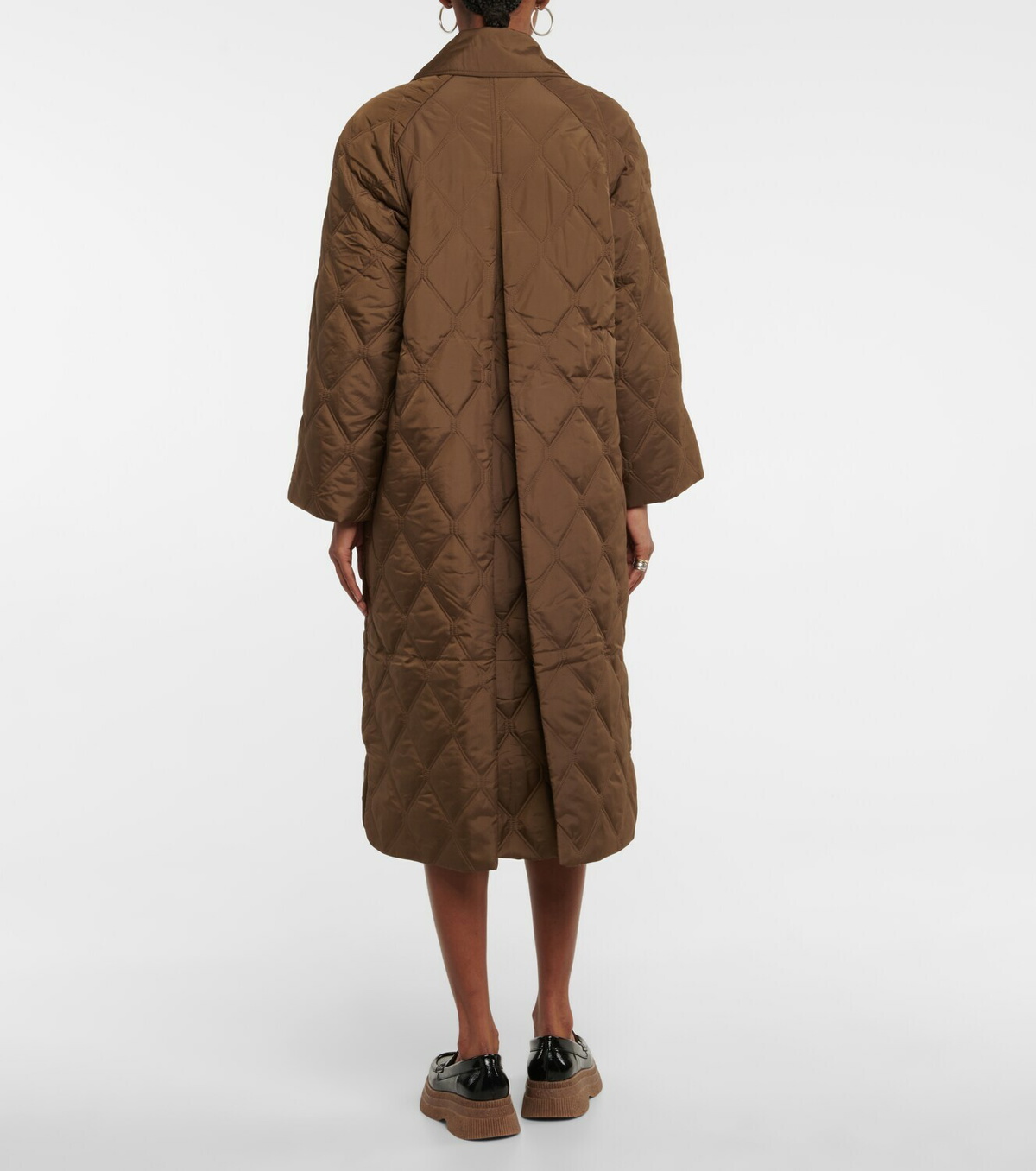 Ganni - Oversized quilted coat GANNI