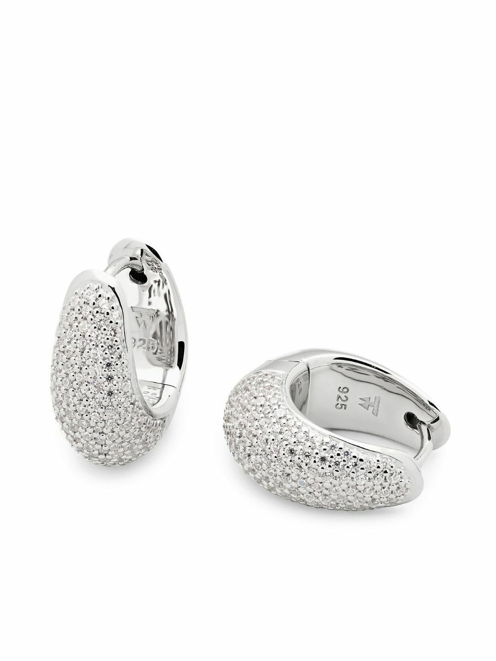 Tom Wood Ice Hoop Earrings Tom Wood
