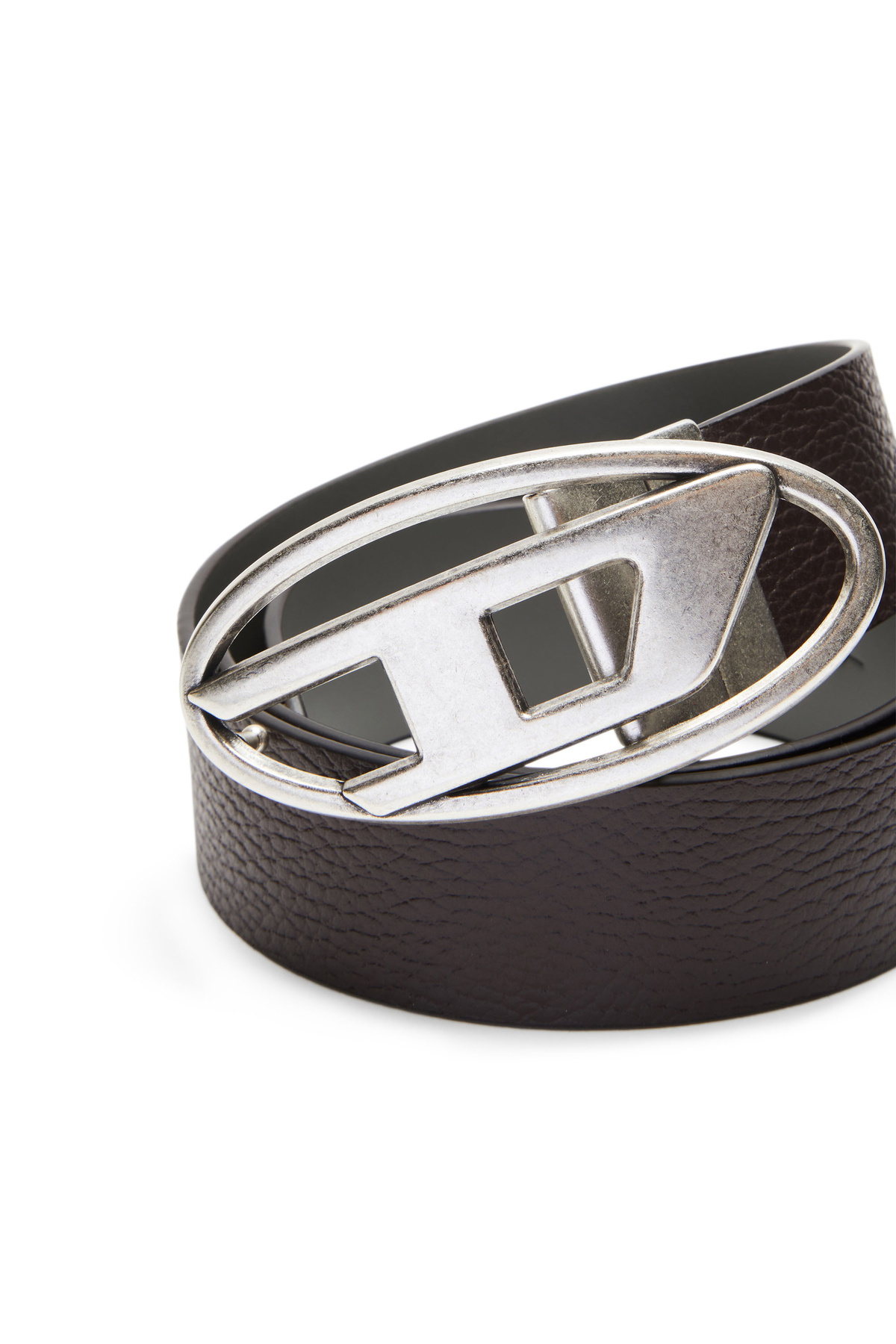 Diesel Reversible leather belt - Belts Mens in Brown Diesel