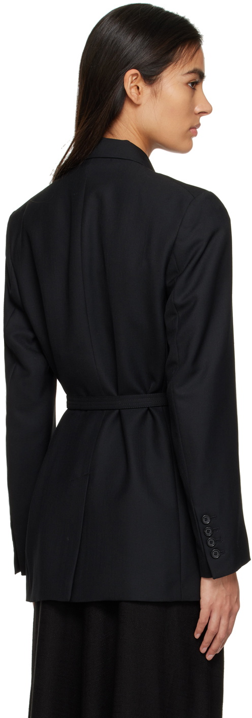 Totême Black Wrap Blazer Toteme