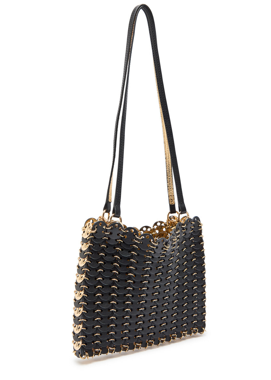 Rabanne 1969 Disc Leather Shoulder bag - Black - One Size Paco Rabanne