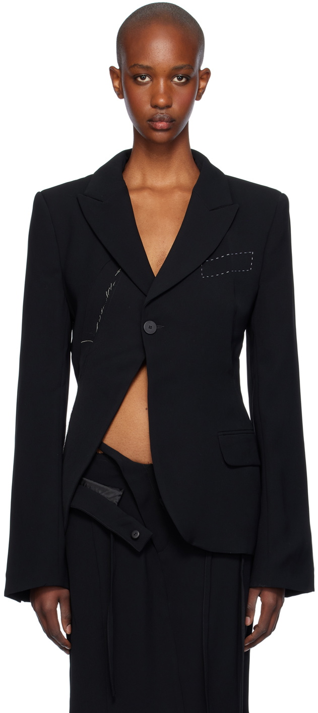 Ottolinger Black Deconstructed Blazer Ottolinger