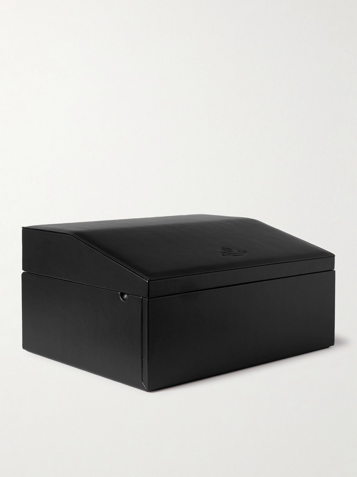 Pineider - Passion Leather and Plywood Pen Box Pineider