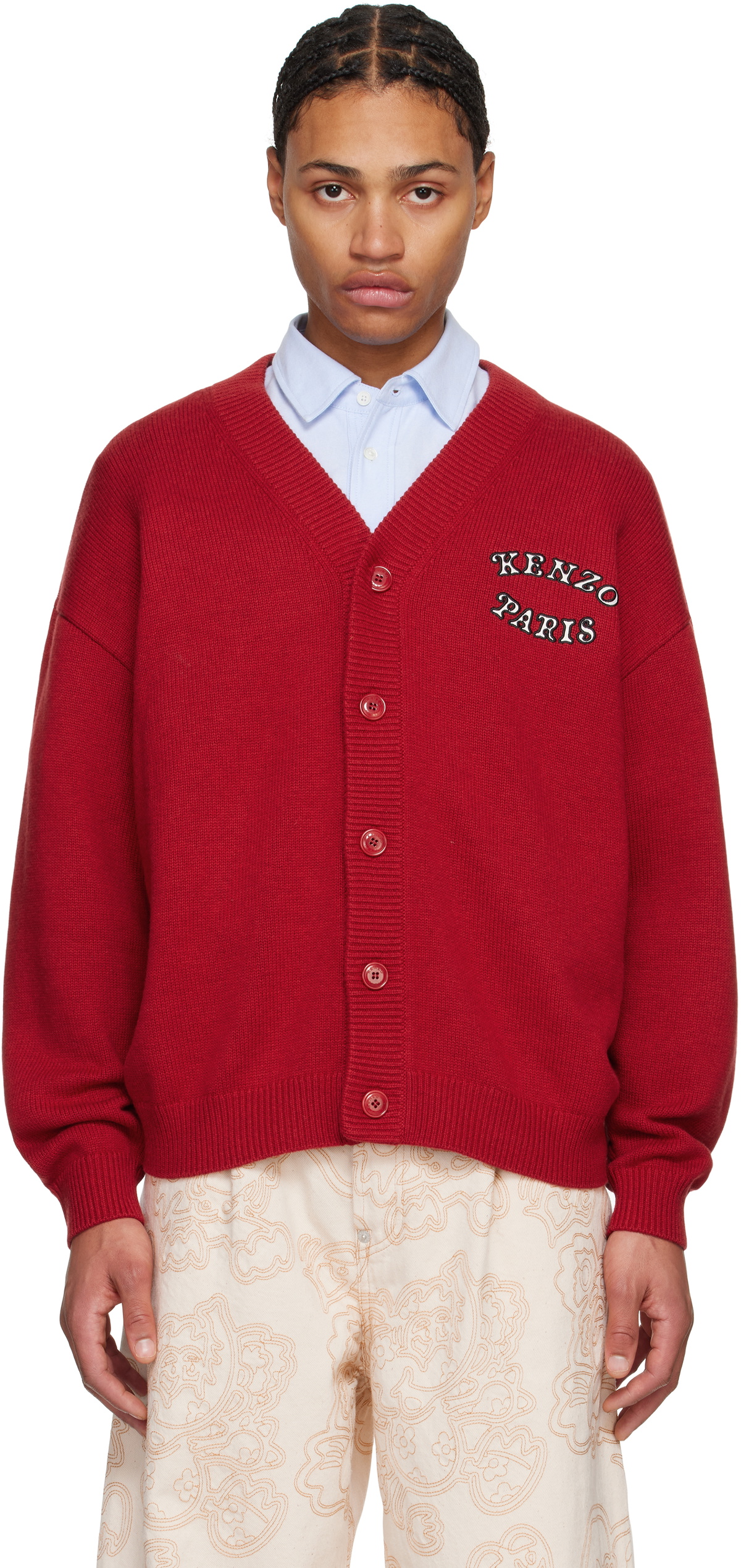 Kenzo Red Kenzo Paris VERDY Edition Cardigan Kenzo