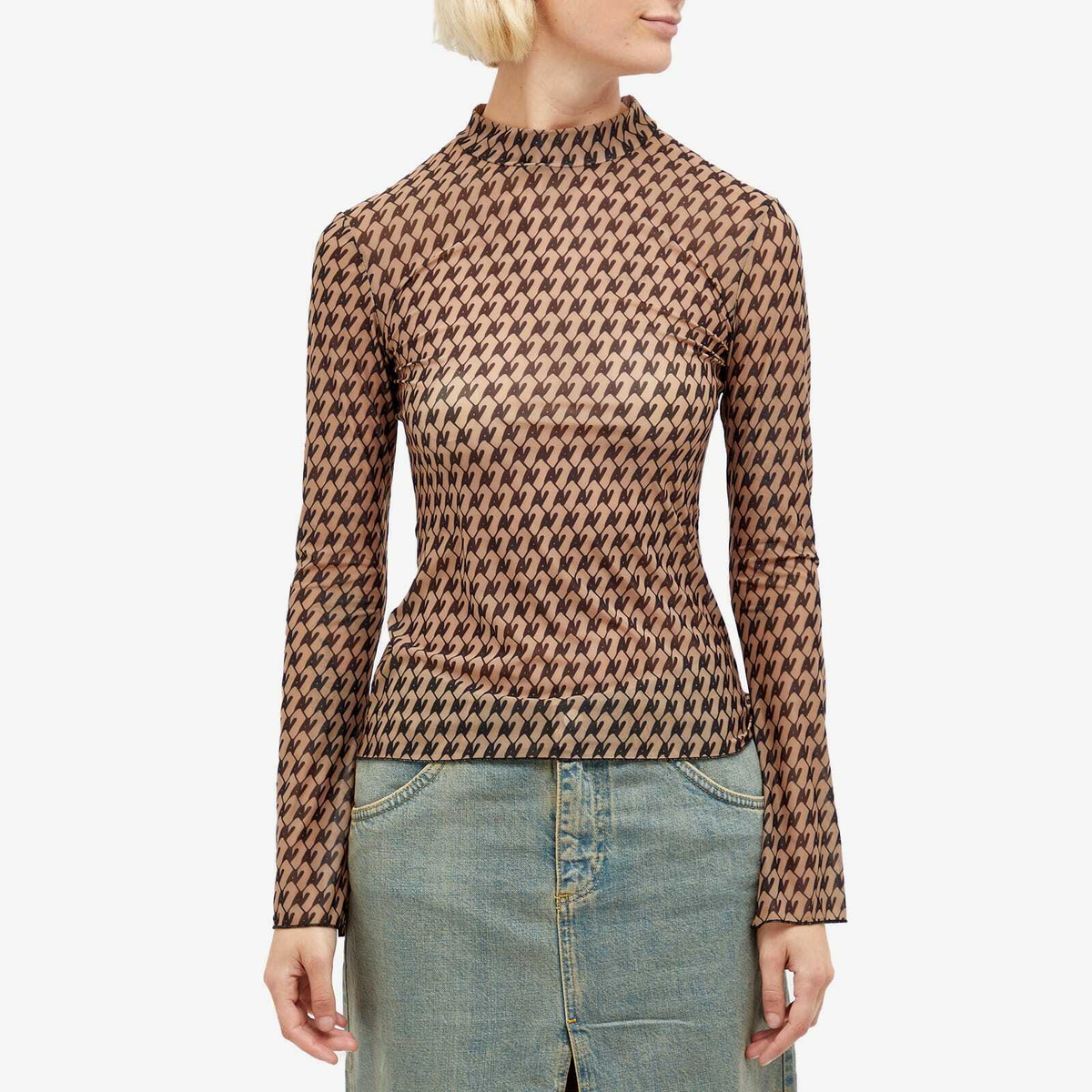 AVAVAV Women's Apartment Layering Top in Av Signature/Dark AVAVAV