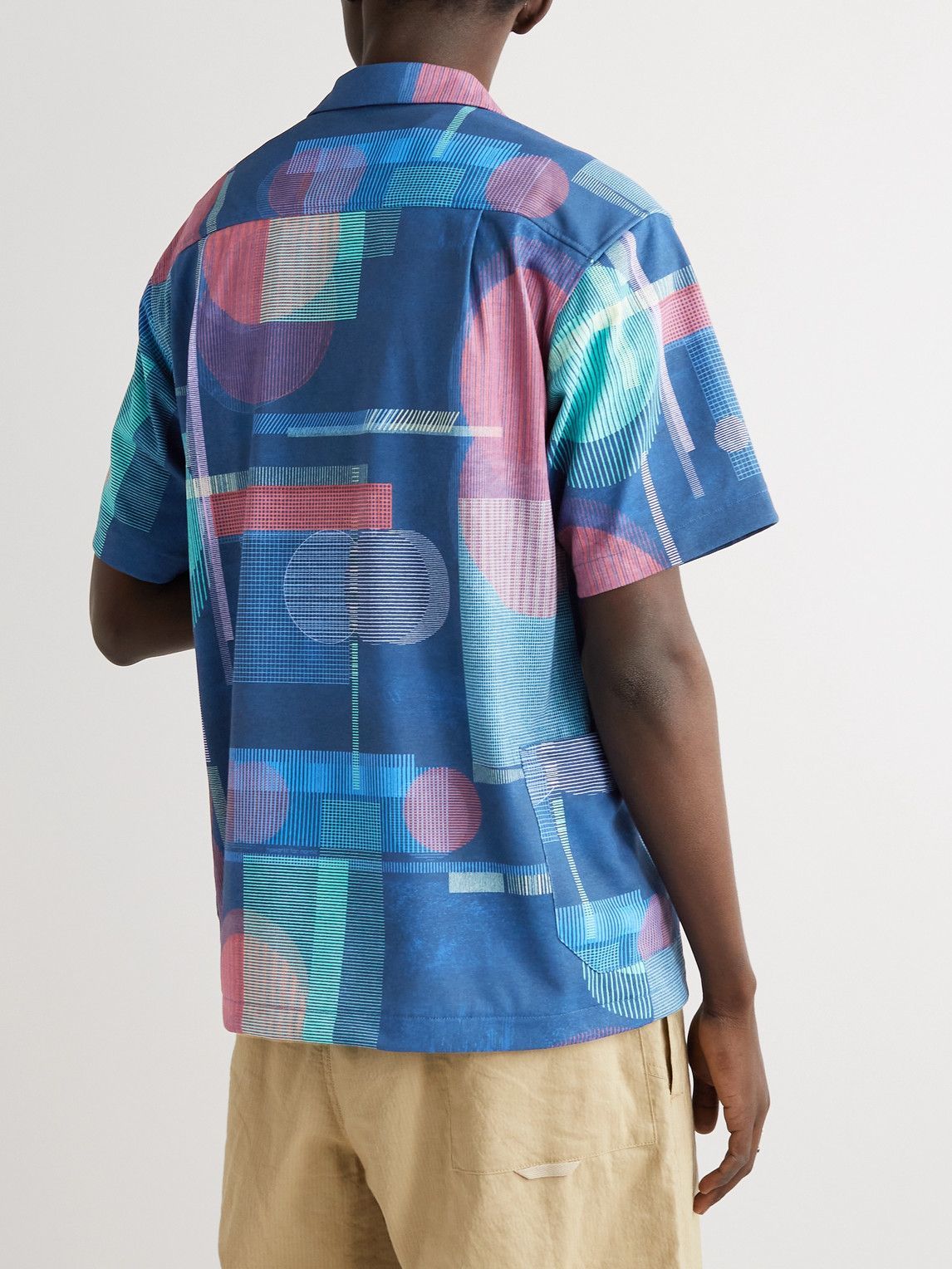 Norbit by Hiroshi Nozawa - Aloha Convertible-Collar Printed Jersey ...