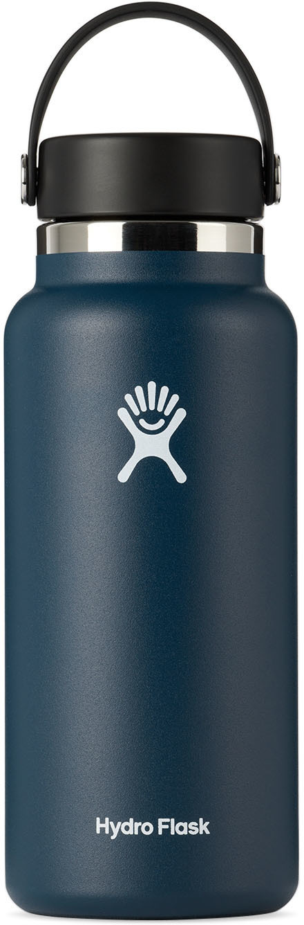 Hydro Flask Navy Wide Mouth Bottle, 32 oz Hydro Flask